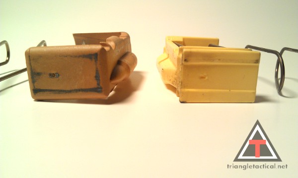 AR-15 Magazine Followers - Magpul vs. Brownells USGI Tan